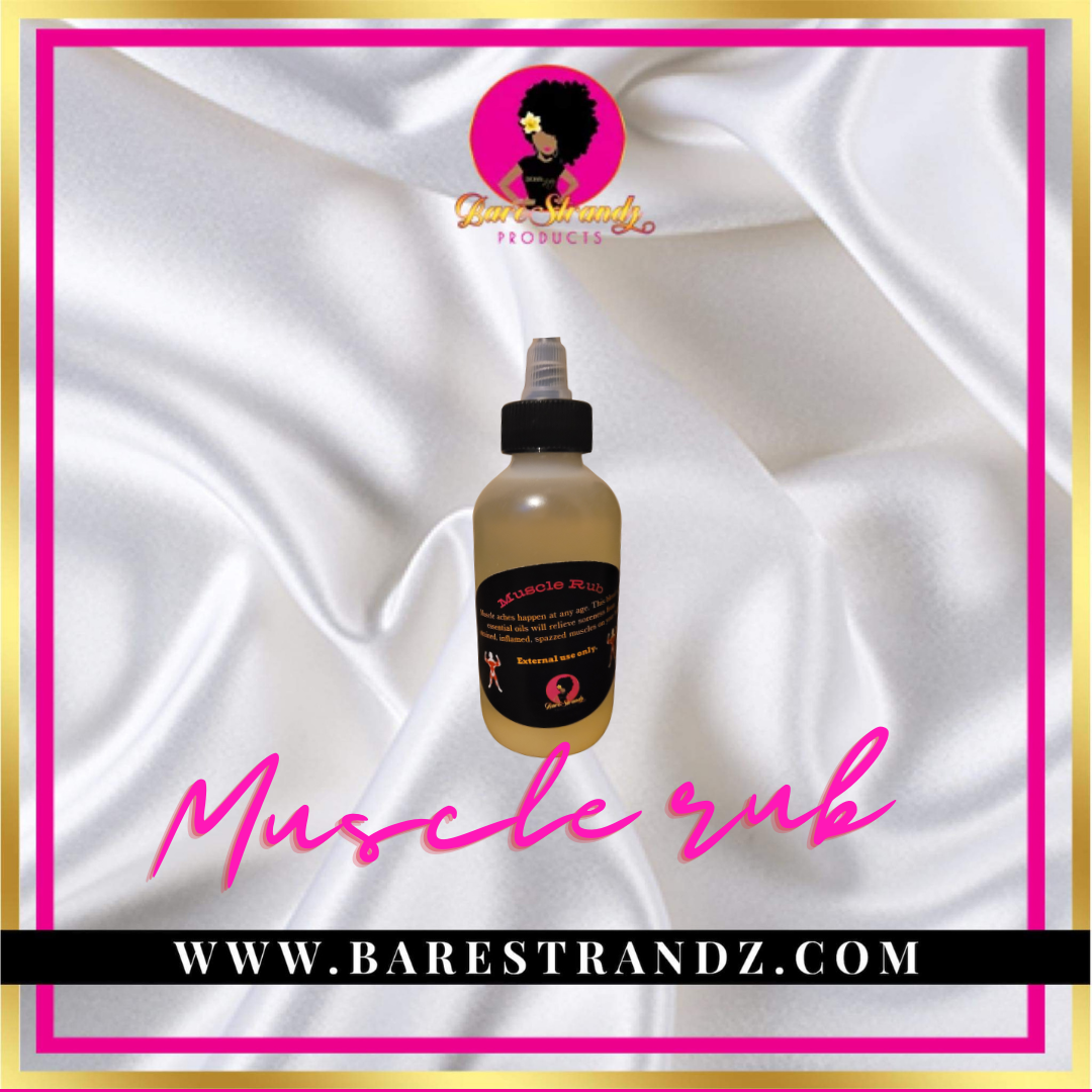 NEW***) Muscle Rub - Made to Order – Bare Strandz